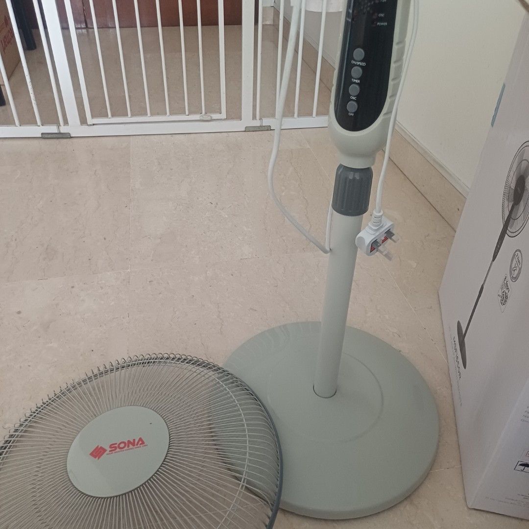 Sona stand fan (need repair), TV & Home Appliances, Other Home ...