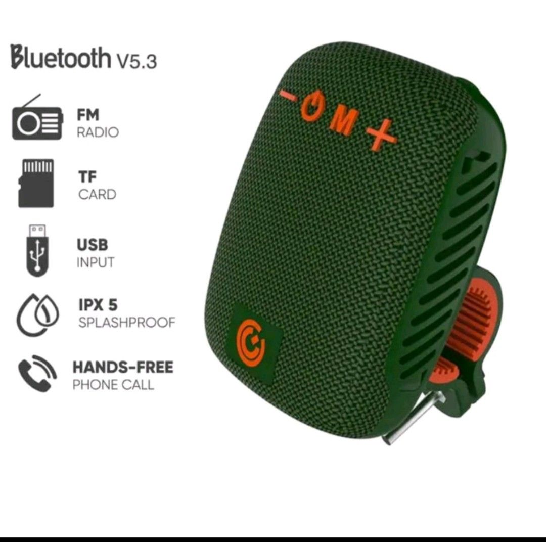 SPEAKER - SONICGEAR (SONICGO! BIKECLIPZ ) PORTABLE WIRELESS, Audio ...