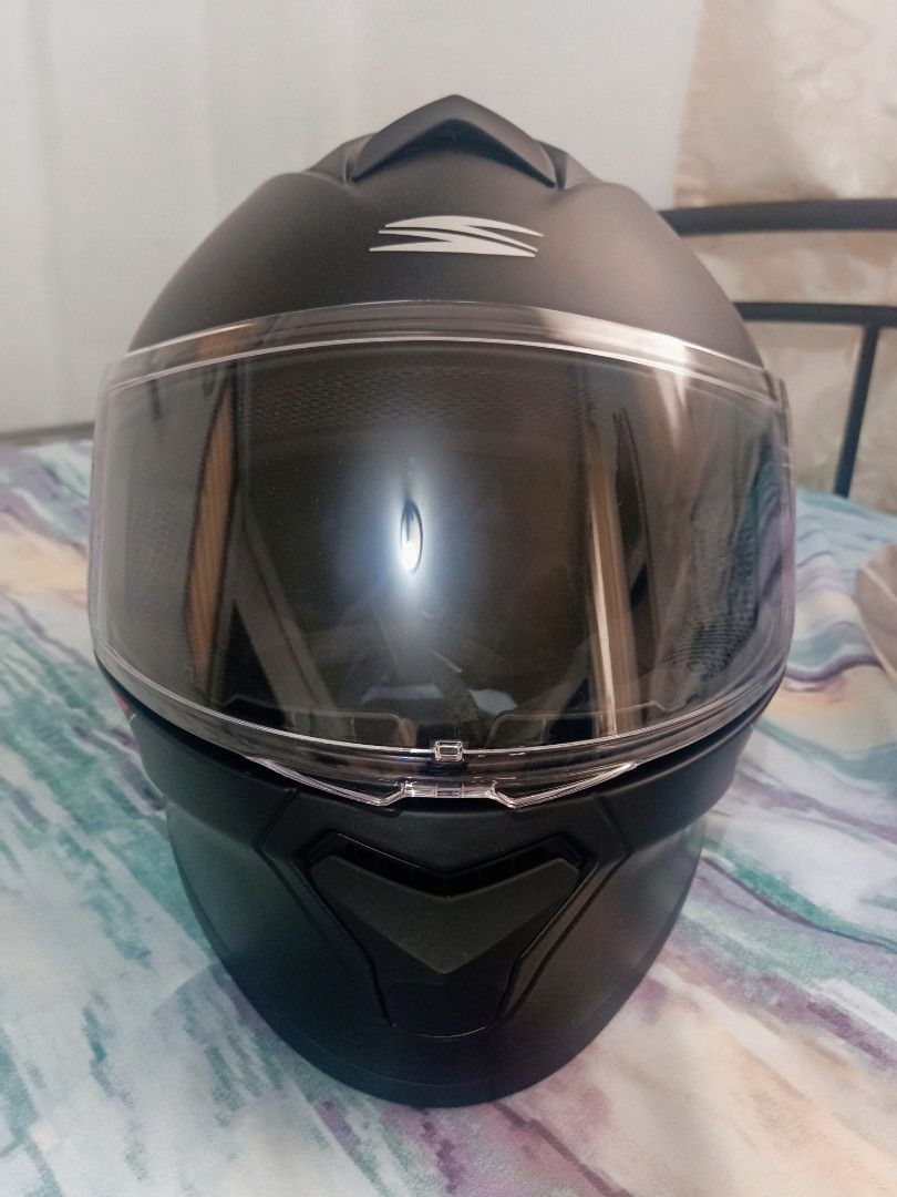 Spyder Full Face Helmet Spike 2 LARGE, Motorbikes, Motorbike Parts ...