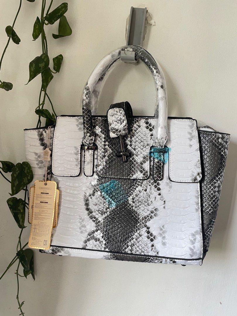 SSAMZIE TWO WAY BAG NEW IN WXOTIC LEATHER, Women's Fashion, Bags ...