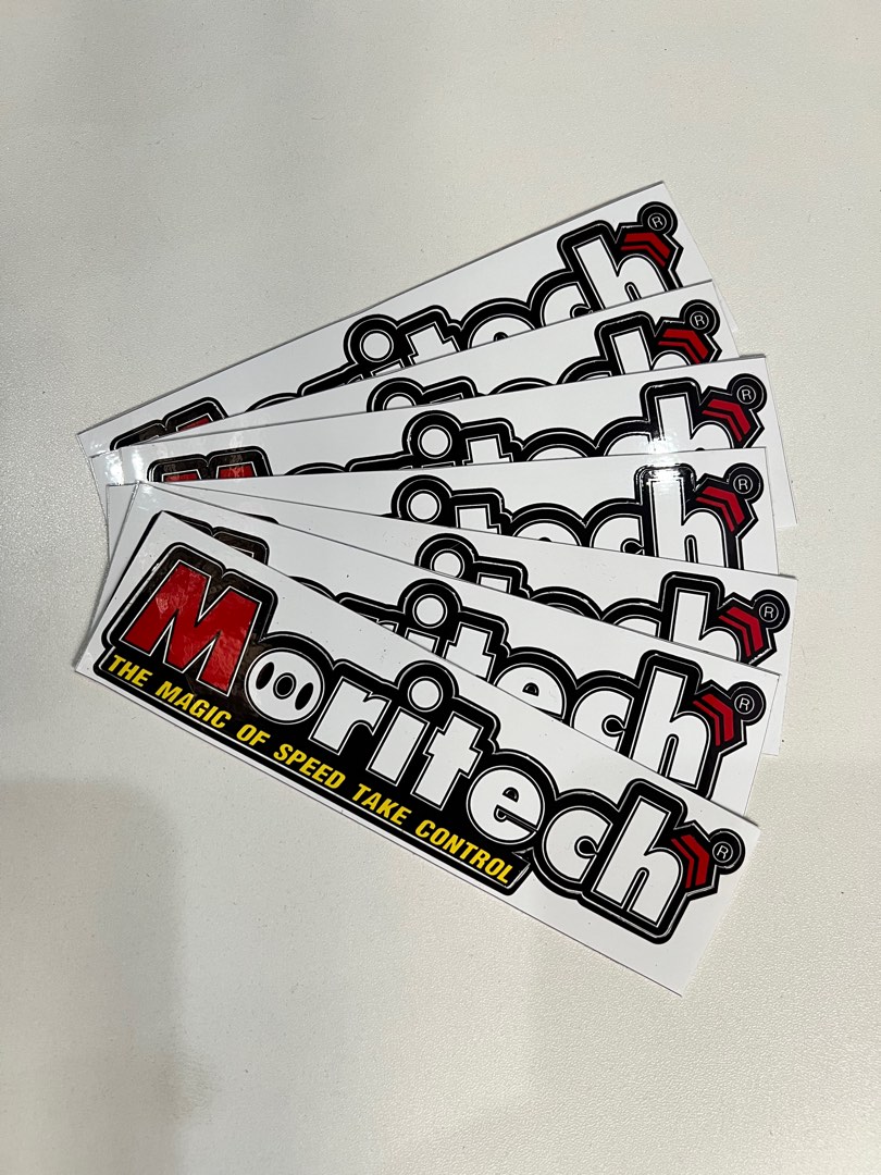 sticker moritech original, Aksesoris Mobil di Carousell