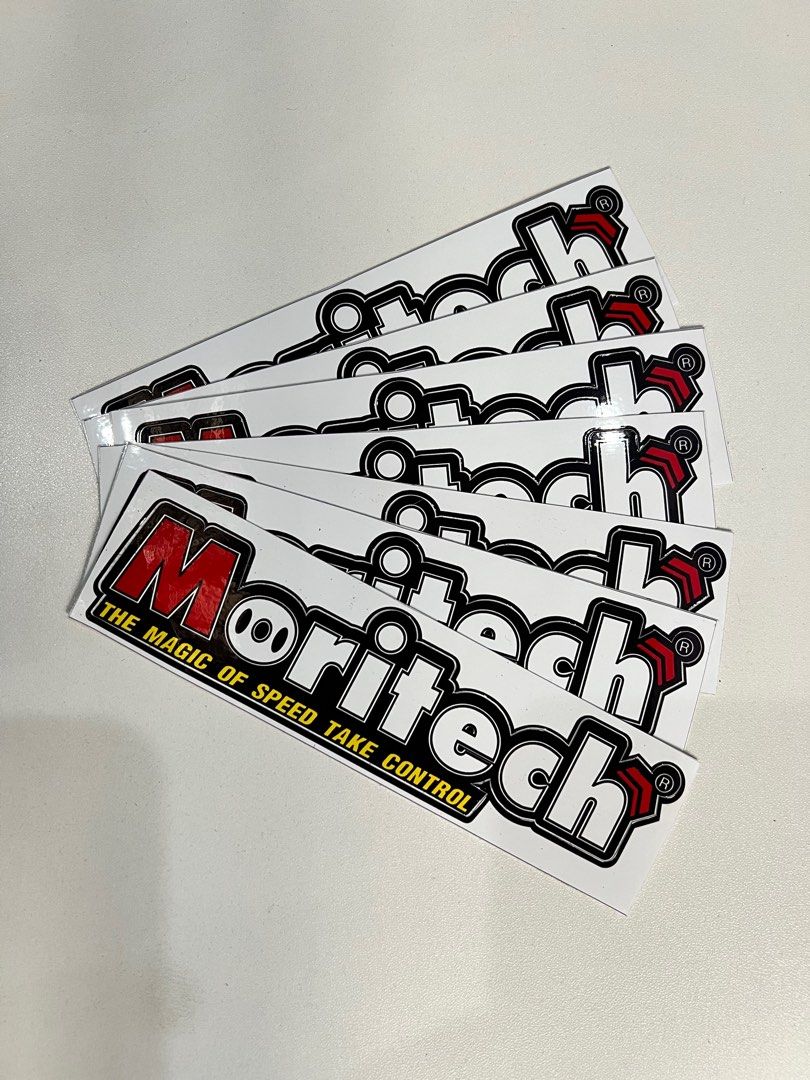 sticker moritech original, Aksesoris Mobil di Carousell
