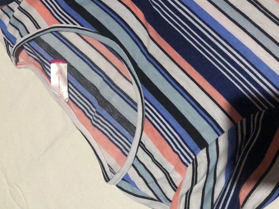 Stripes Dress Bestida Pambahay, Women's Fashion, Dresses & Sets ...