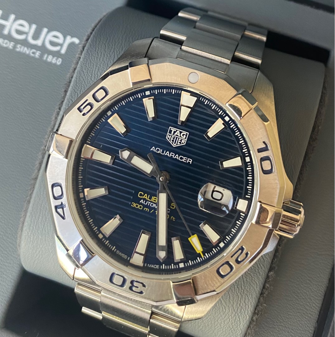 Tag heuer Aquaracer Calibre 5, Luxury, Watches on Carousell