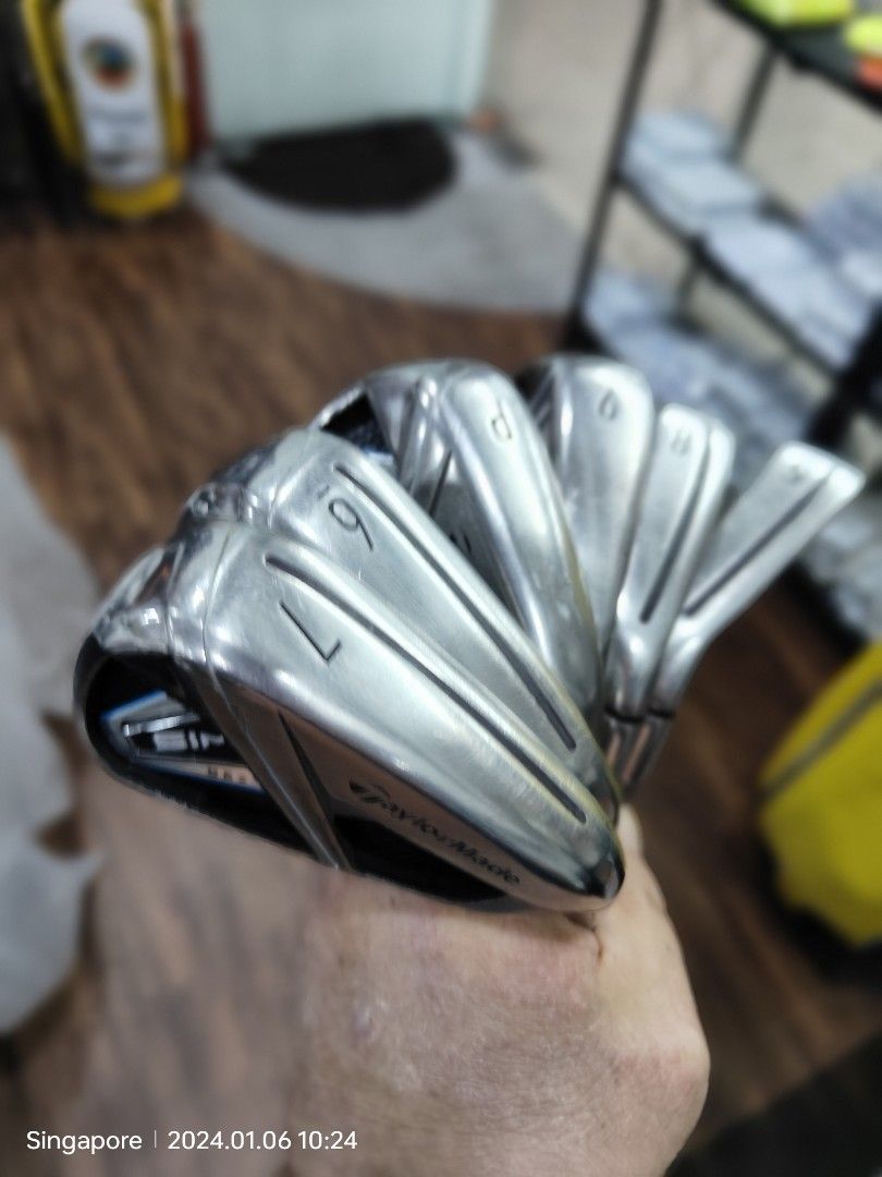 TaylorMade SIM irons, Sports Equipment, Sports & Games, Golf on Carousell