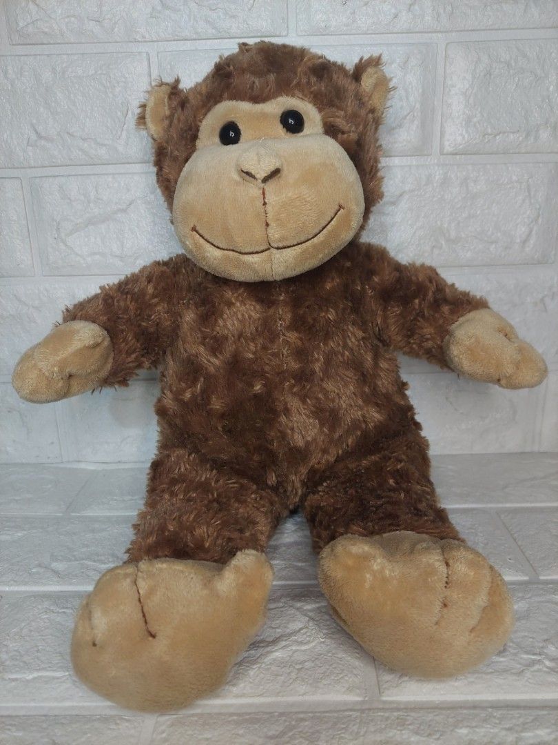 Teddy Mountain Brown Monkey Safari Animals Plush/Stufftoy, Hobbies ...
