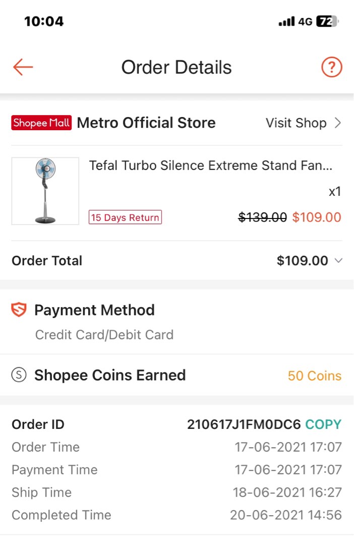 Tefal Turbo Silence Extreme Stand Fan VF5670/VF5670G0, Furniture & Home ...