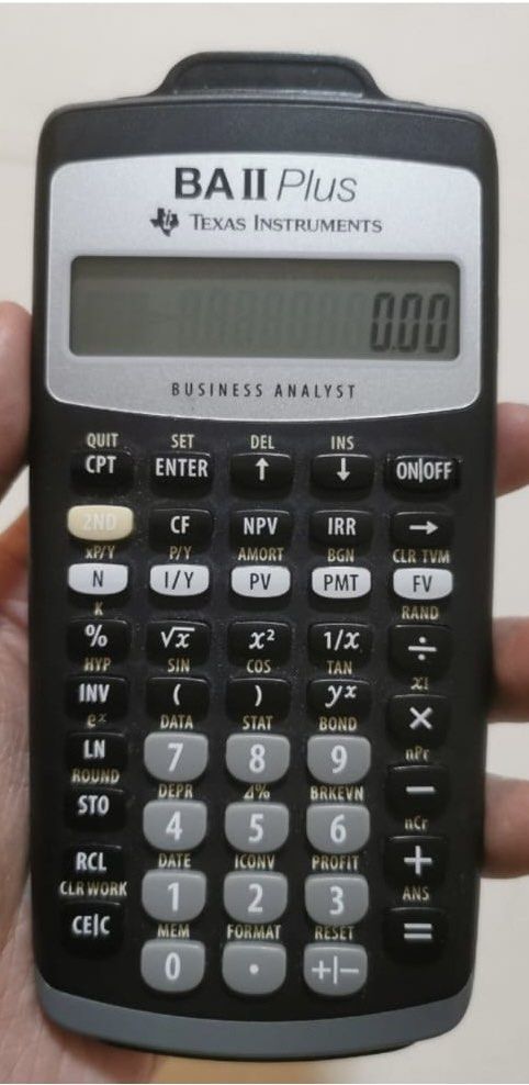 Texas Instruments BA II Plus - Financial Calculator, Computers & Tech ...