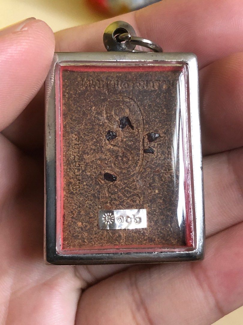 Thai Amulet Lp Moon image with 3 real Gold takrud / Whatsap 81684256 ...
