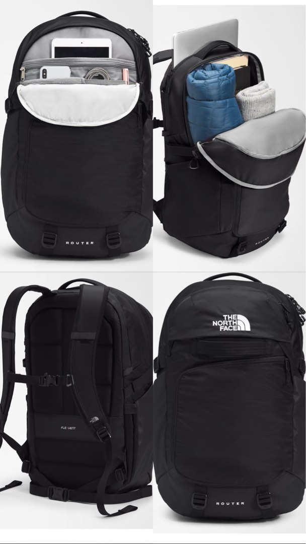 The north face Router, Men's Fashion, Bags, Backpacks on Carousell