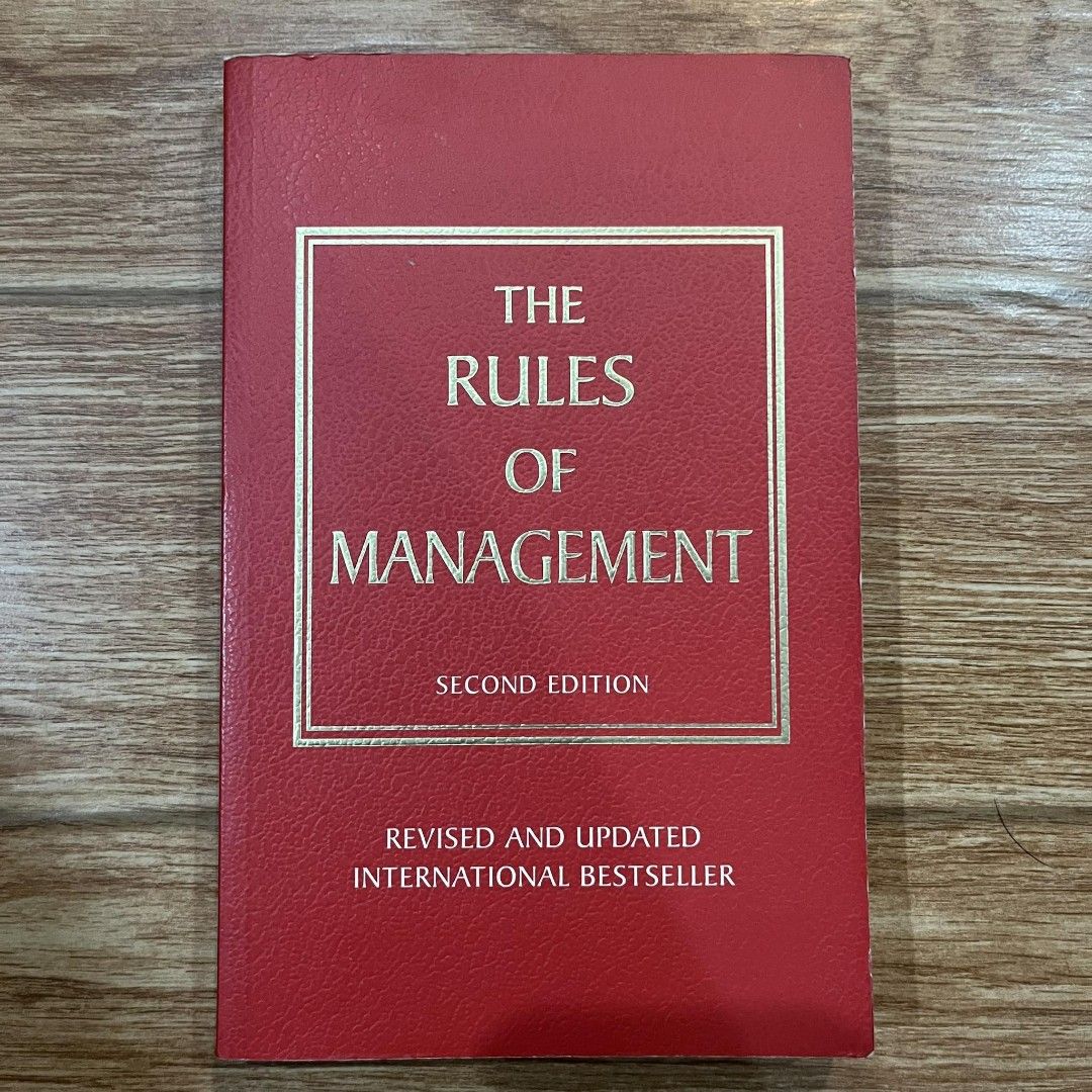 The Rules of Management, Hobbies & Toys, Books & Magazines, Textbooks ...