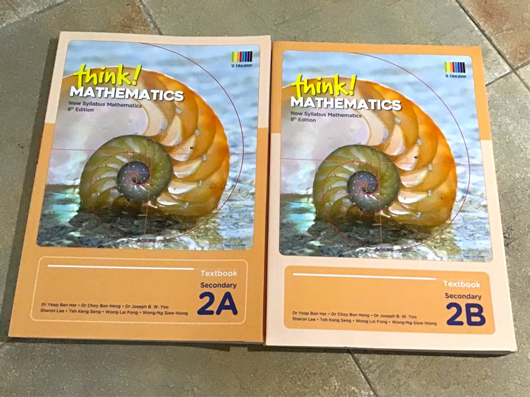 think! Mathematics 8th Edition 2A&2B, Hobbies & Toys, Books & Magazines ...