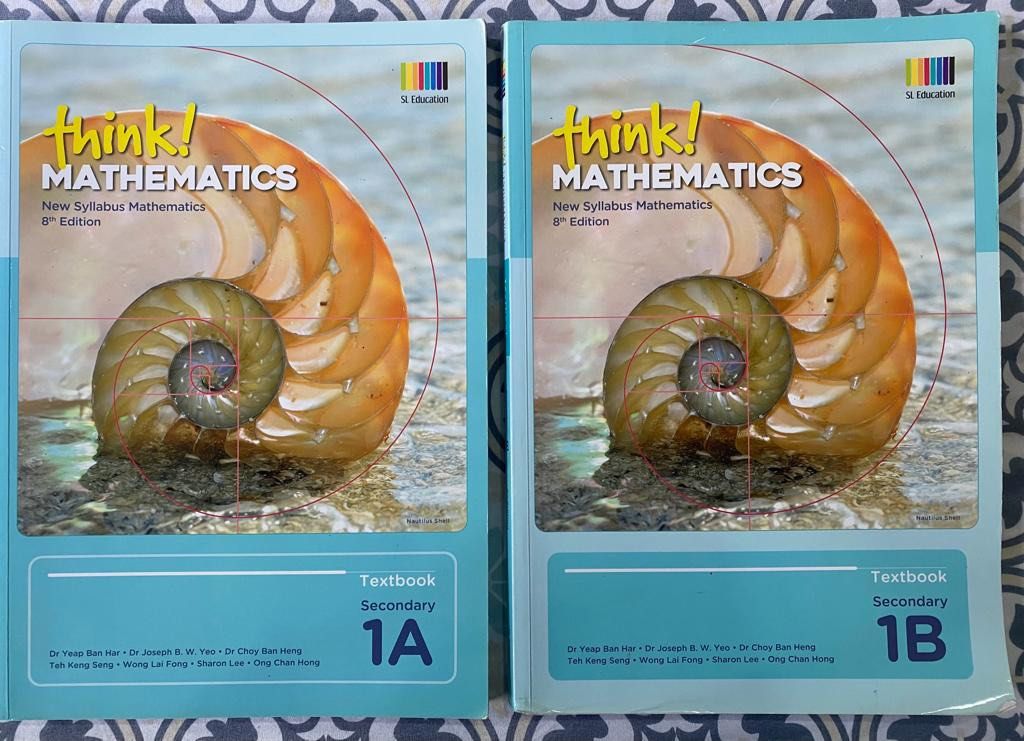 Think Mathematics Textbooks 1A and 1B, Hobbies & Toys, Books ...