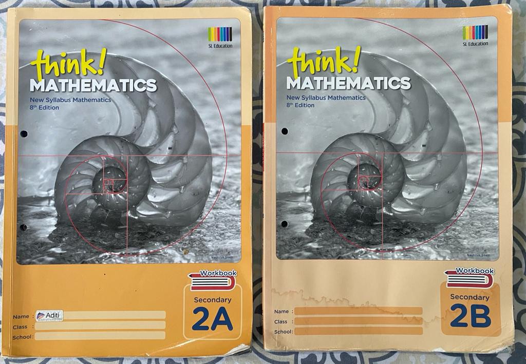 Think Mathematics Workbooks 2A and 2B, Hobbies & Toys, Books ...