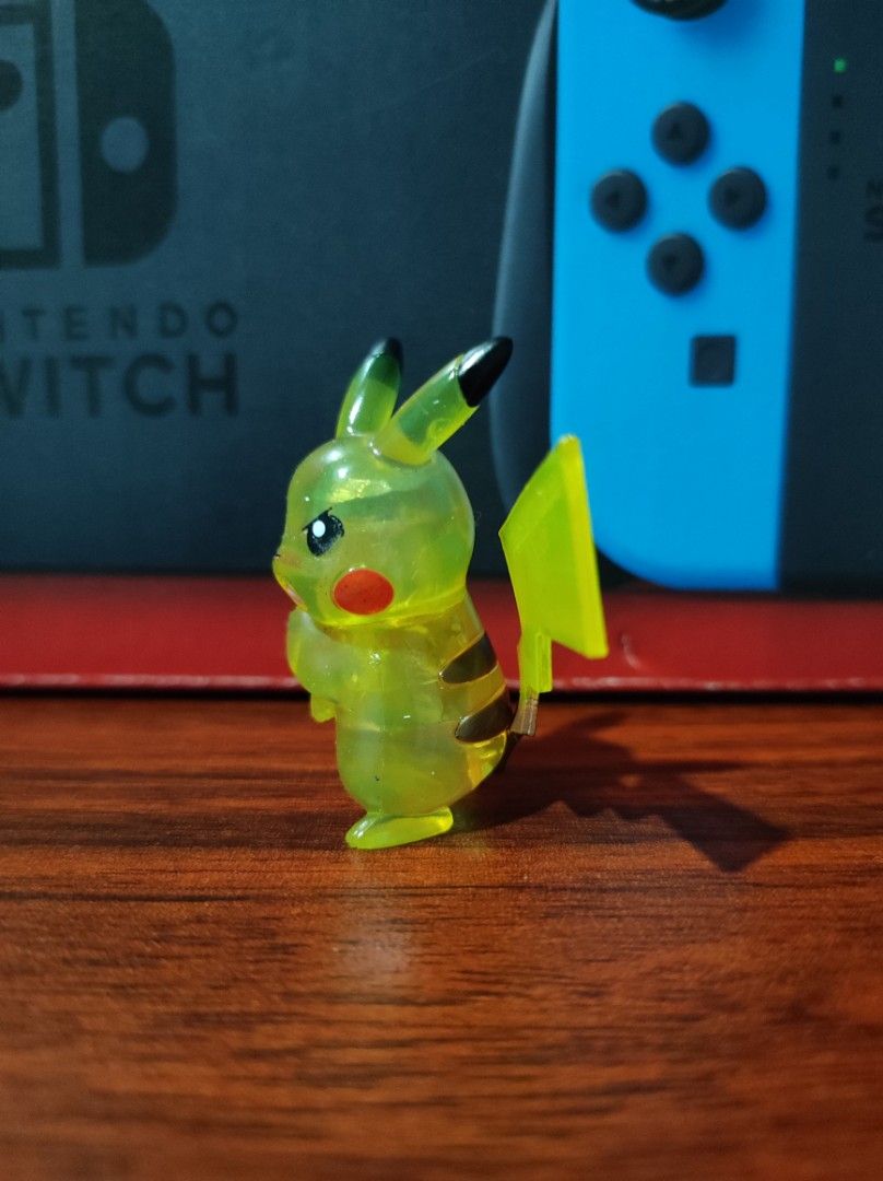 TOMY Pokemon Clear Figure - Pikachu (Z-Move Pose), Hobbies & Toys, Toys & Games on Carousell