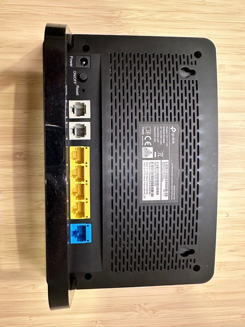 TP-Link Archer C5v Dual Band Router, Computers & Tech, Parts ...