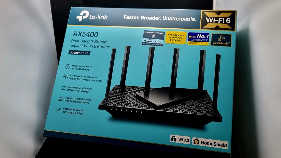TP-Link AX5400 WiFi 6 Router - Lightning-Fast Internet Speeds ...