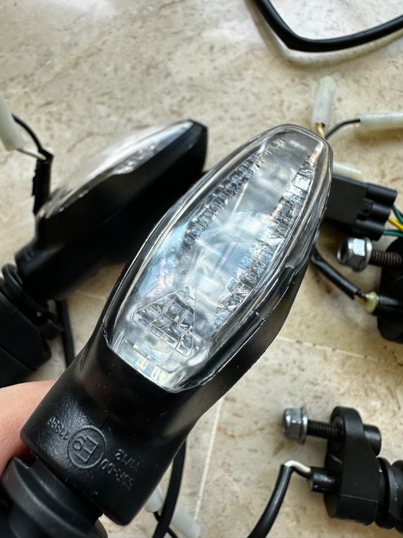 Triumph LED signal lights, Motorcycles, Motorcycle Accessories on Carousell