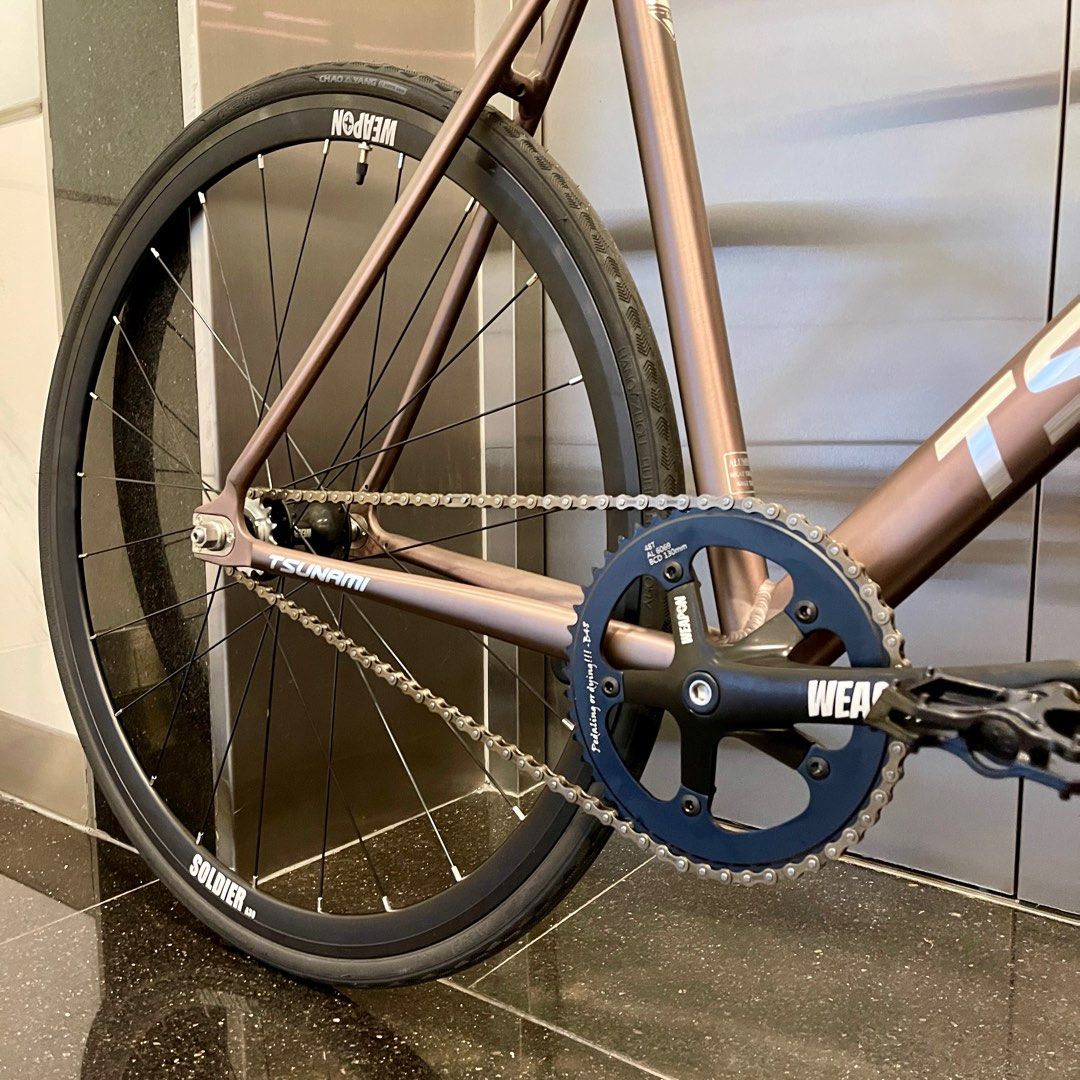 Tsunami fixie bike/frame set $330/complete bike $659/fixie gear bike ...