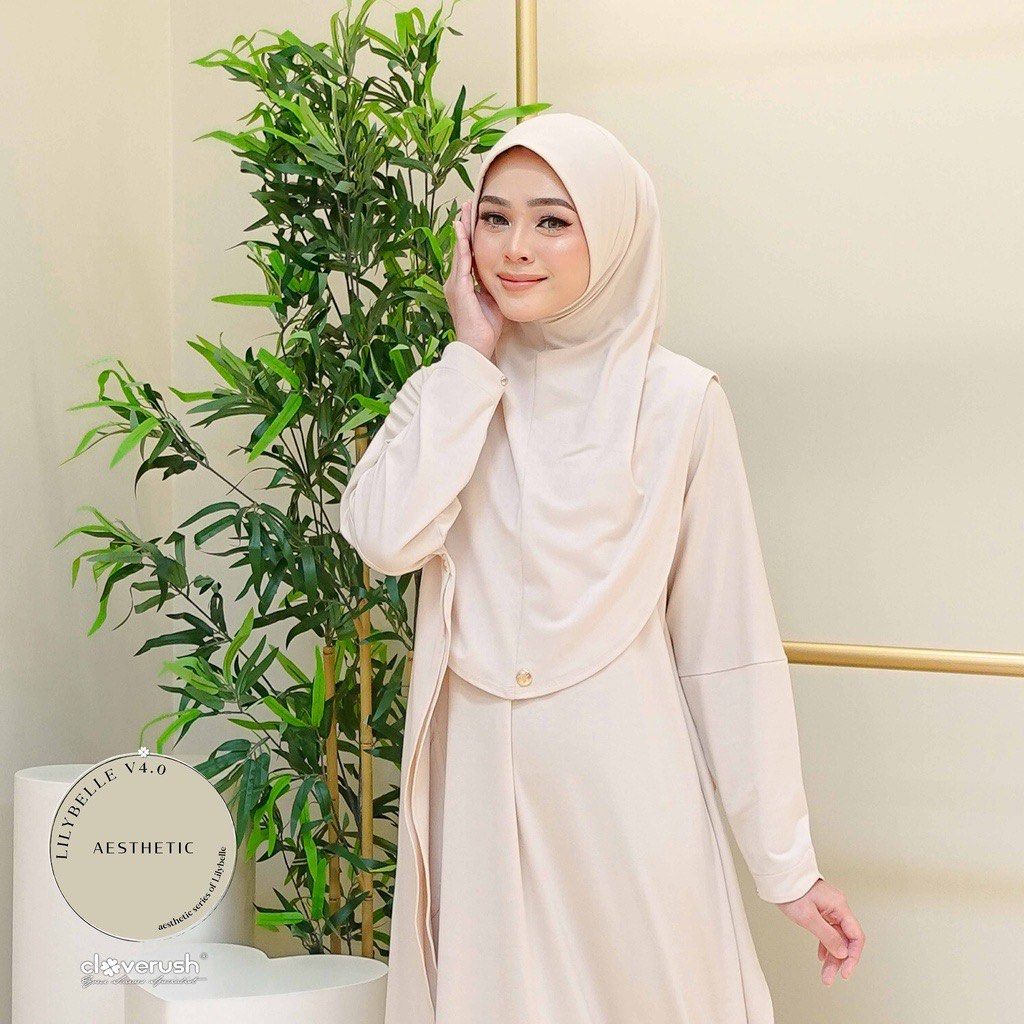 TUDUNG CLOVERUSH PEONY PINK, Women's Fashion, Muslimah Fashion, Hijabs ...