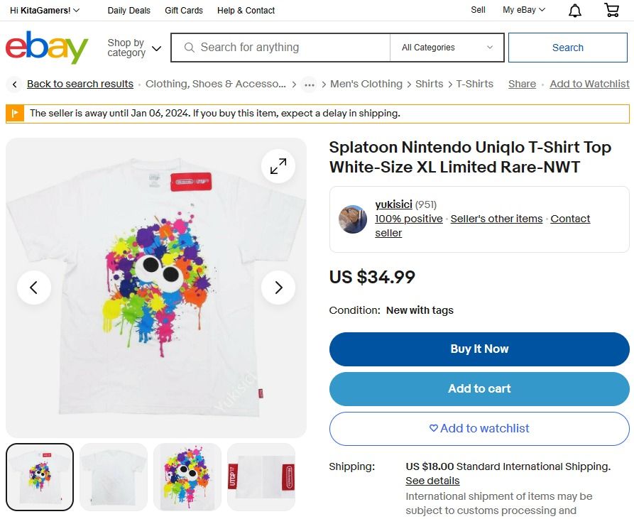 UNIQLO X SPLATOON - UTGP- COMBO S & 130, Babies & Kids, Babies & Kids ...