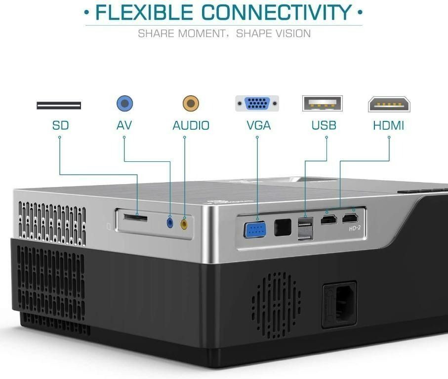 VANKYO Performance V600 Native 1080P LED Projector, 6500 Lux HDMI ...
