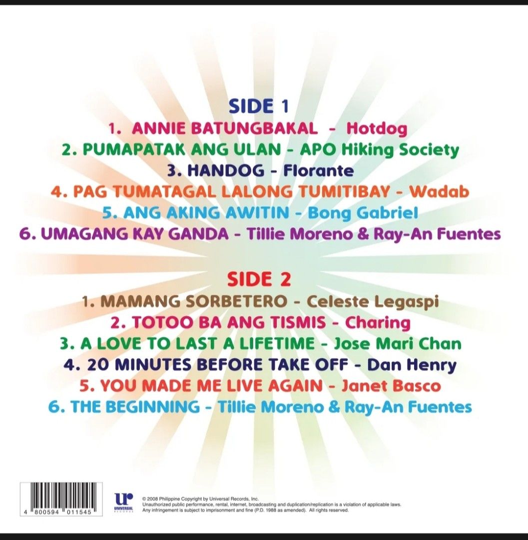 Various Artists - BONGGA The Biggest Opm Retro Hits vinyl, Hobbies ...