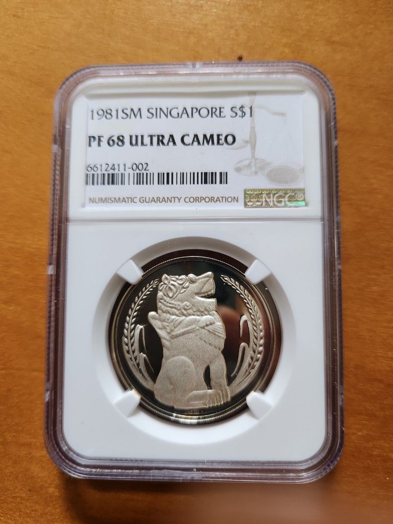 Very Rare Year 1981 silver Proof $1 Singapore Coin, Hobbies & Toys ...
