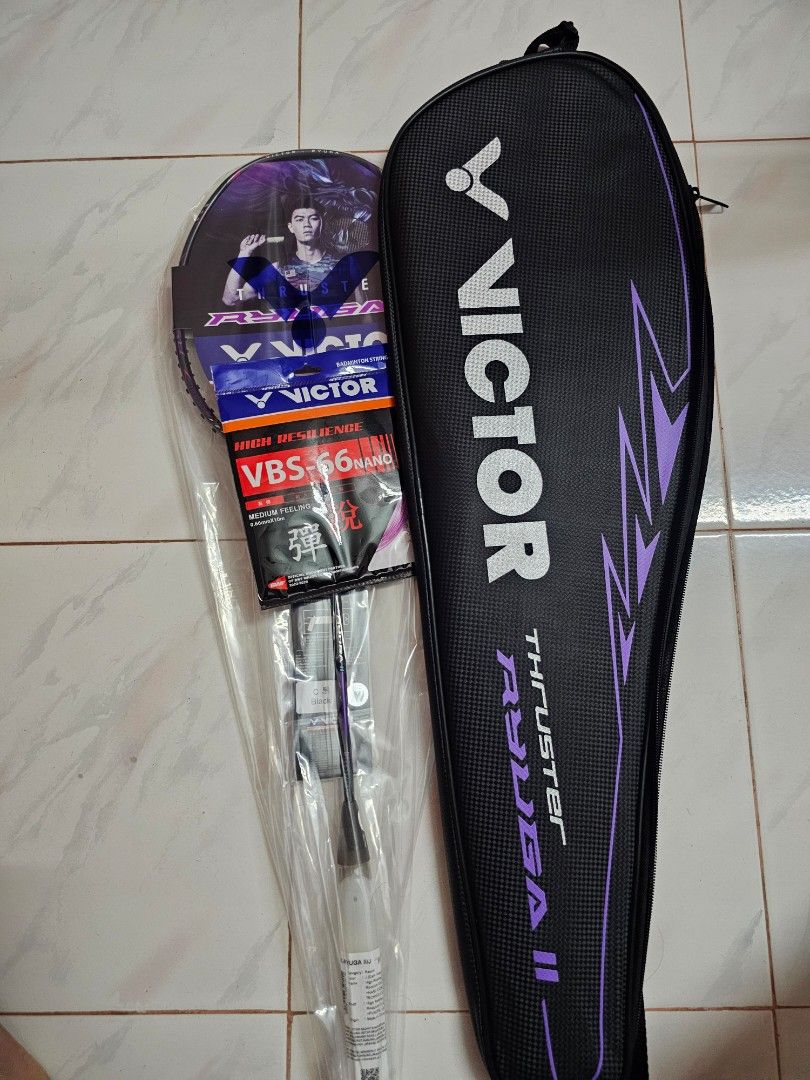 Victor thruster ryuga 2, Sports Equipment, Sports & Games, Racket ...