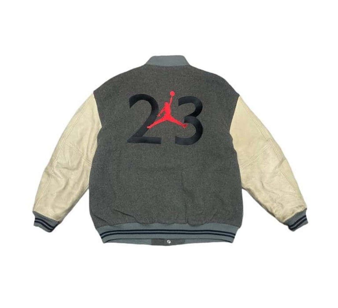 Vintage 90s Nike Air Jordan Varsity Jacket, Men's Fashion, Coats ...