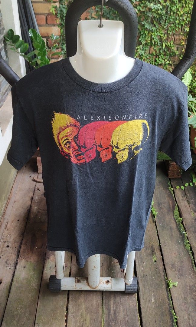 VTG ALEXISONFIRE Emo Hardcore Band T- Shirt, Men's Fashion, Tops & Sets ...