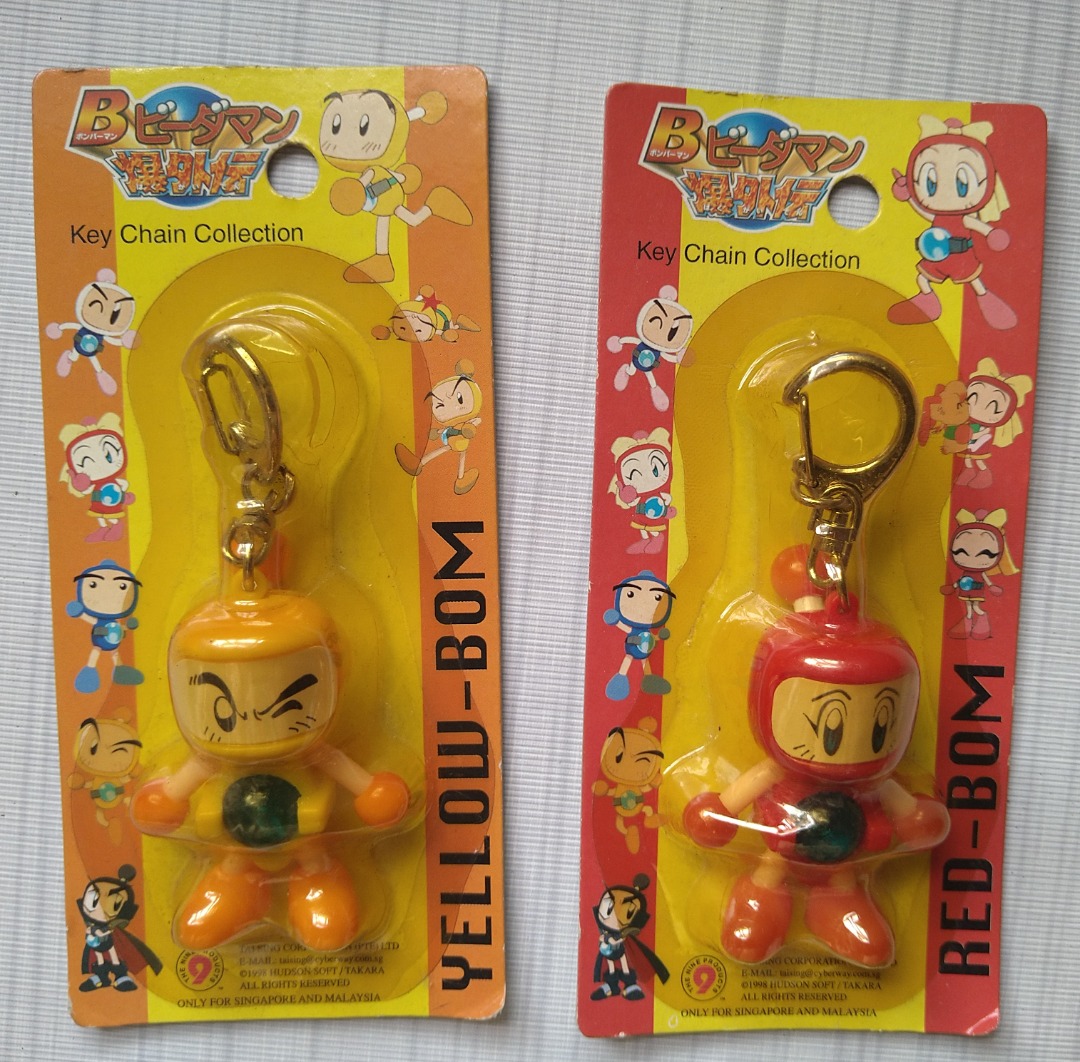 Vintage Bomberman Keychains, Hobbies & Toys, Memorabilia & Collectibles ...