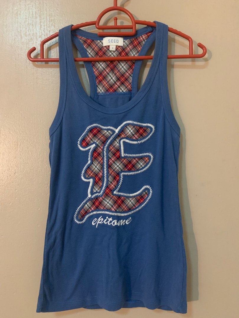 Vintage Seed Tank, Women's Fashion, Tops, Sleeveless on Carousell