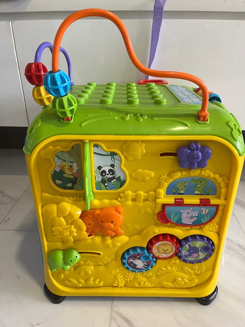 VTech Ultimate Alphabet Activity Cube, Babies & Kids, Infant Playtime ...