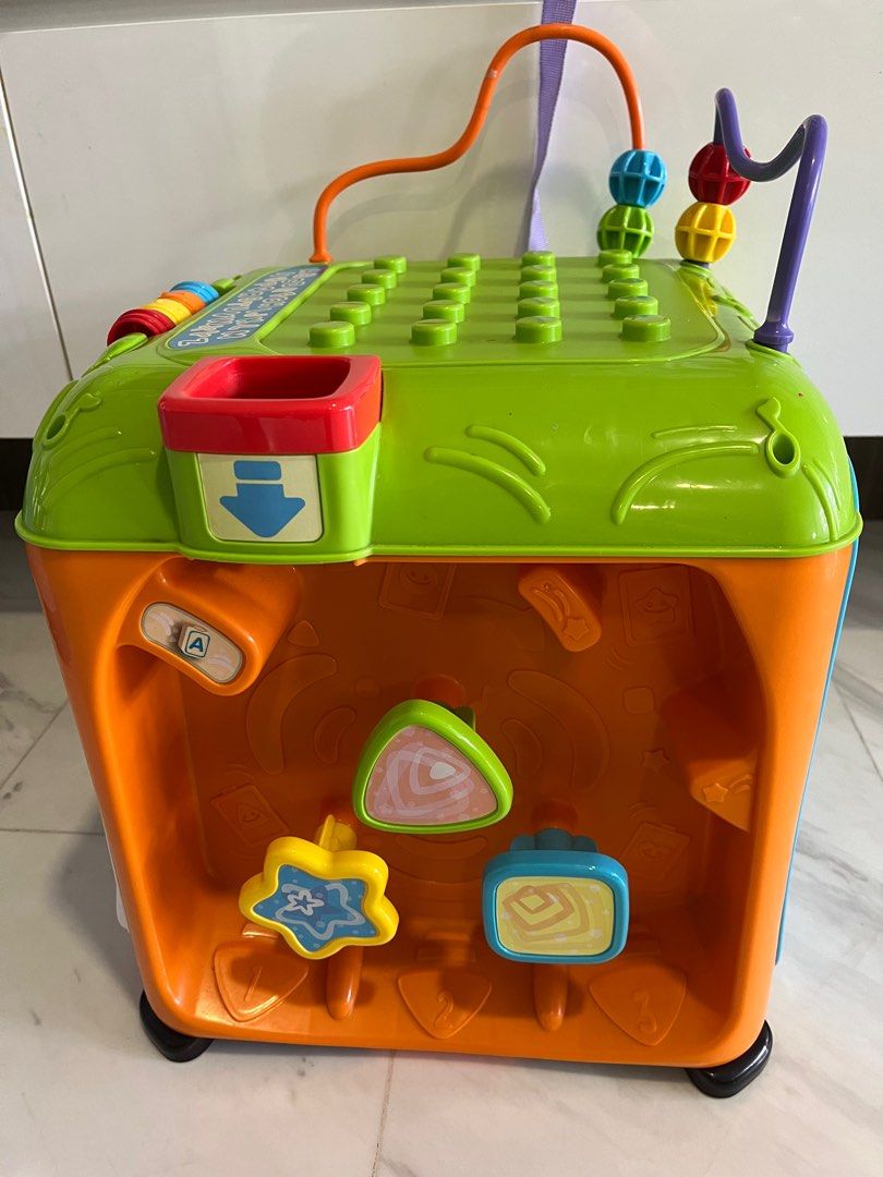 VTech Ultimate Alphabet Activity Cube, Babies & Kids, Infant Playtime ...