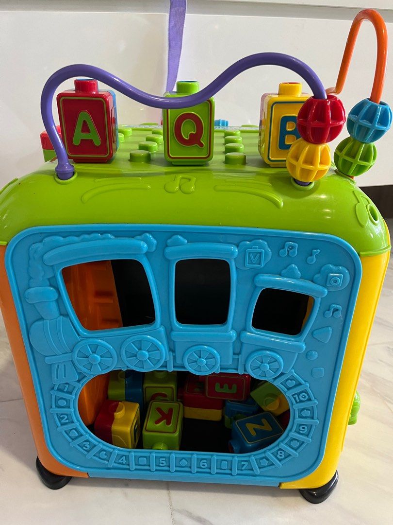 VTech Ultimate Alphabet Activity Cube, Babies & Kids, Infant Playtime ...