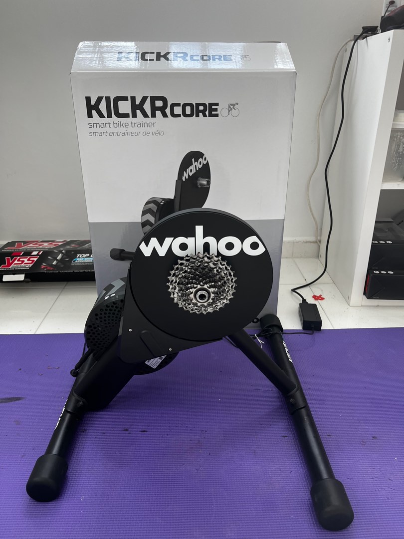 Wahoo Kickr Core with XDR Cassette, Sports Equipment, Bicycles & Parts ...
