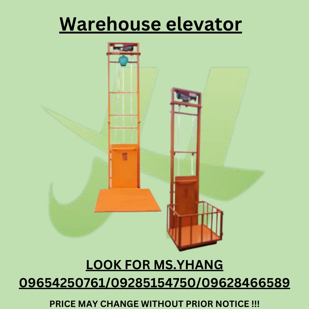 Warehouse elevator, Commercial & Industrial, Construction & Building Materials on Carousell
