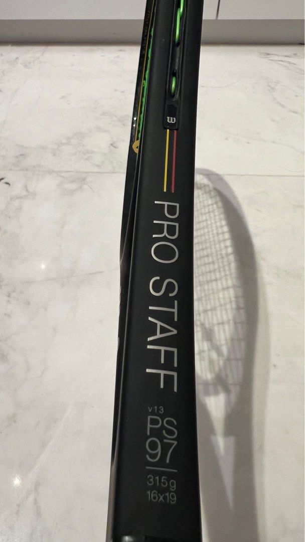 Wilson pro staff v13 315g, Sports Equipment, Sports & Games, Racket & Ball Sports on Carousell