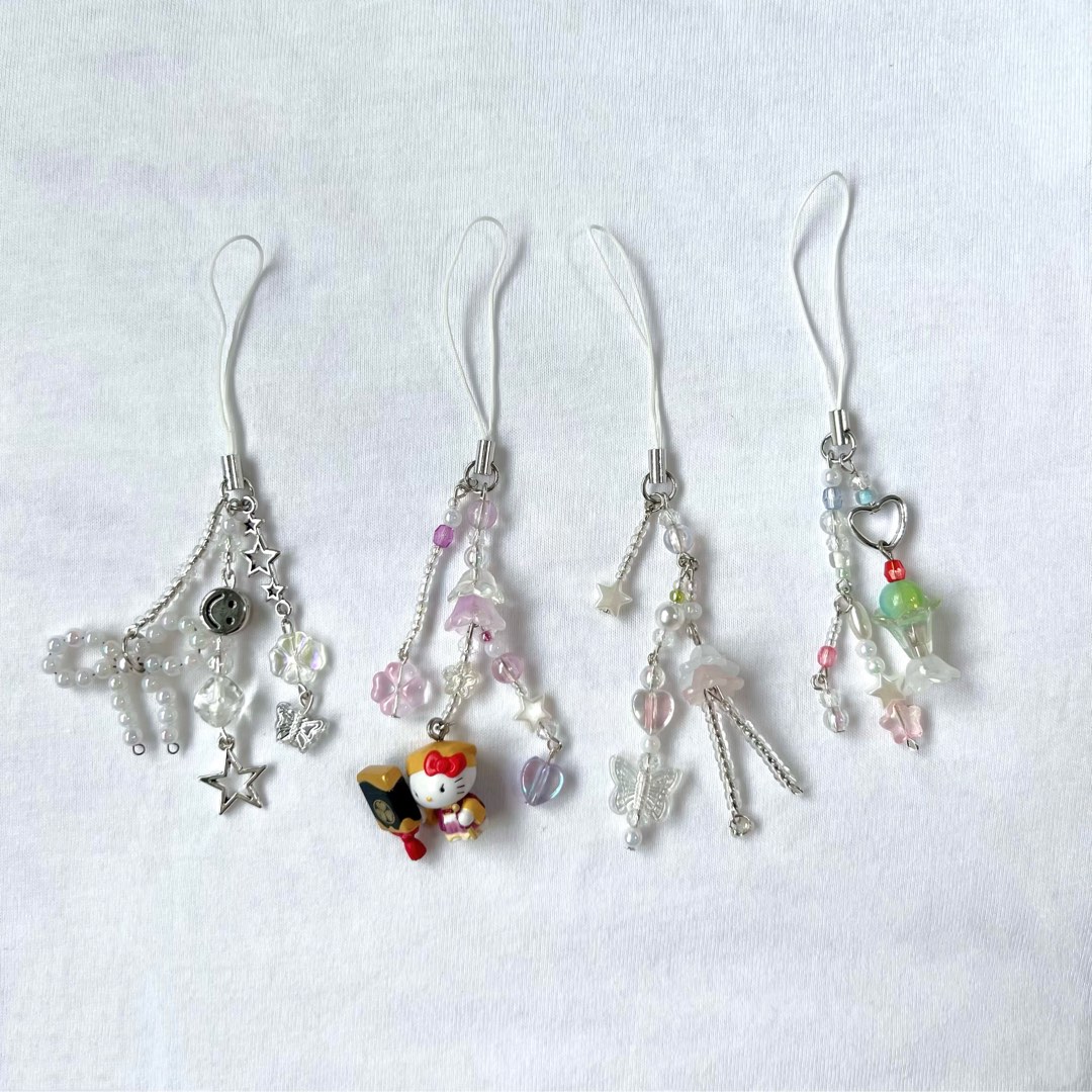 wts collectbook beaded keychains phone charm keyring collect book kpop ...