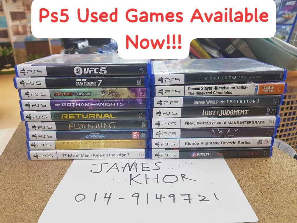 Wts Ps5 Used Games Start From Rm80 To Above!!!, Video Gaming, Video ...