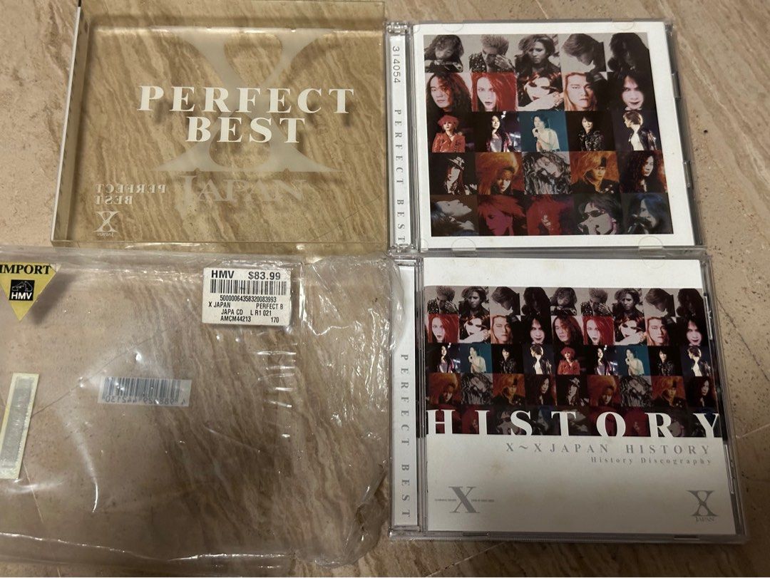 X Japan Perfect Best Album, Hobbies & Toys, Music & Media, CDs & DVDs on Carousell