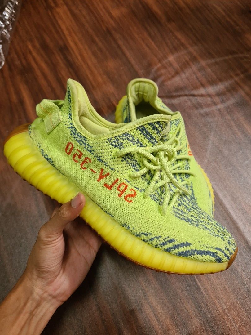Yeezt boost 350 v2 frozen yellow adidas, Men's Fashion, Footwear ...