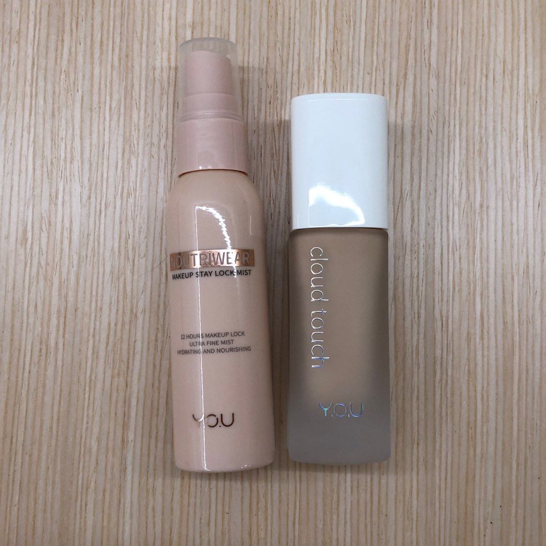 you official blurring liquid foundation and lock mist setting spray ...