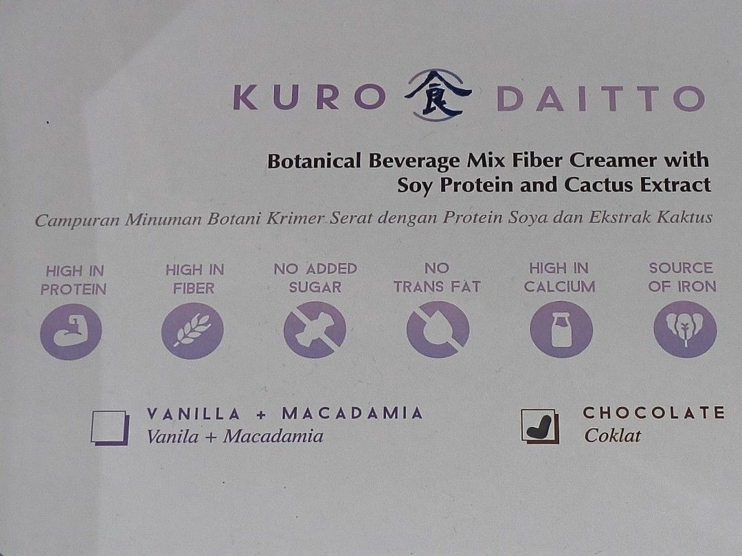 Zenso Daitto - Chocolate, Health & Nutrition, Health Supplements ...