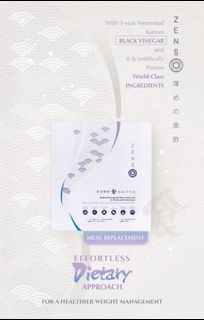 Zenso Kuro Daitto Replacement Meal Chocolate, Health & Nutrition ...