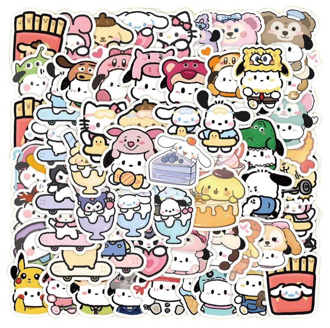 100 cute sanrio stickers!!, Hobbies & Toys, Stationery & Craft, Art ...