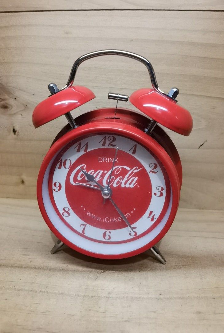 1999 Coca Cola Alarm Table Clock, Furniture & Home Living, Home Decor ...