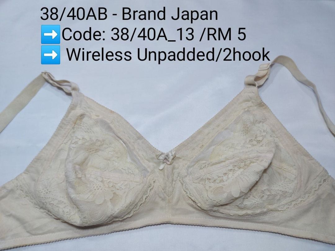 38/40 AB- Wireless, Women's Fashion, New Undergarments & Loungewear on ...