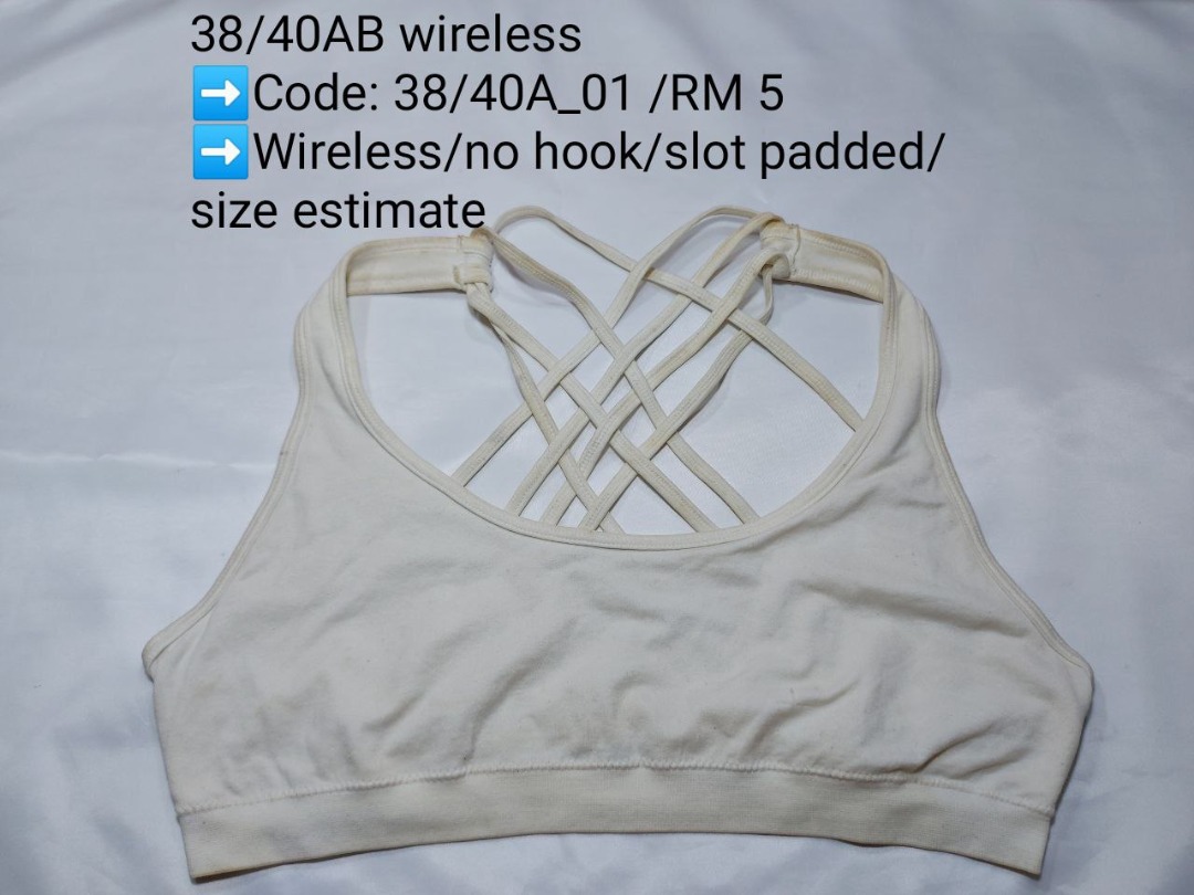 38/40AB - wireless, Women's Fashion, New Undergarments & Loungewear on Carousell